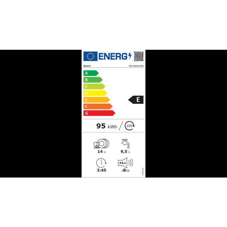 Lave-vaisselle encastrable Bosch SMV4HVX00E | Lapeyre